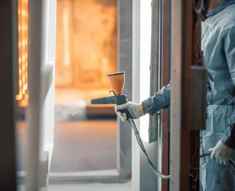 Những ưu điểm của sơn tĩnh điện đối với thang máy